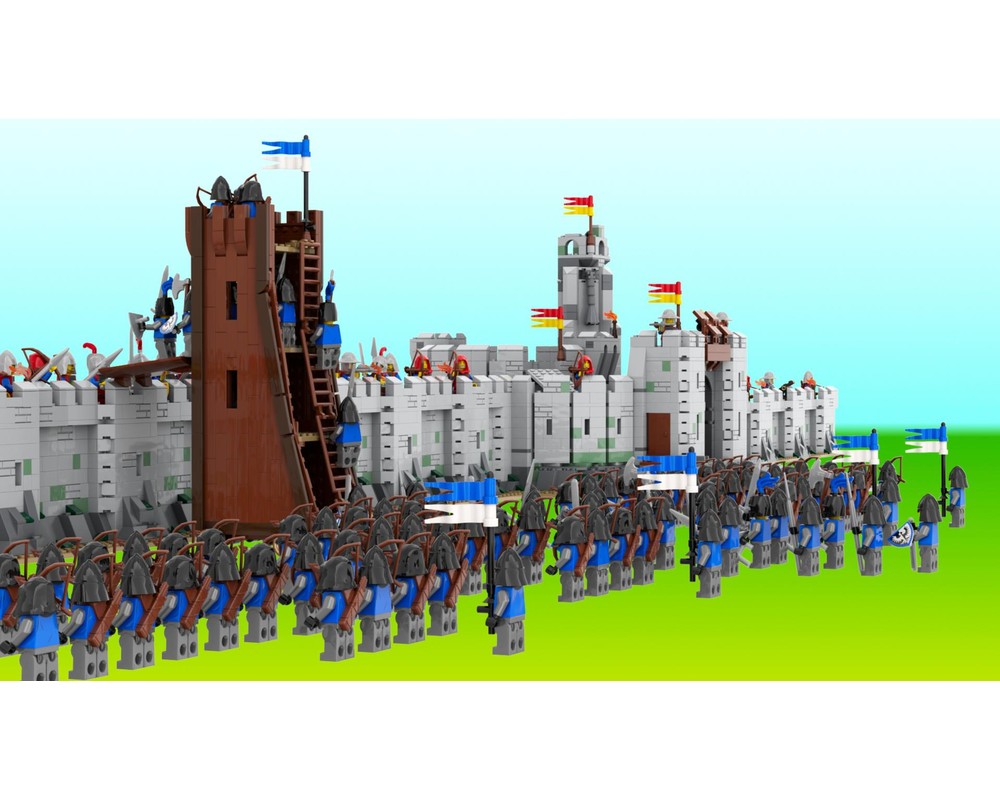 LEGO MOC The Black Falcon Knights siege tower by felix.rebricks ...