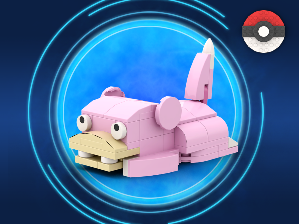 LEGO MOC Slowpoke - Pokemon by Agilinzzz | Rebrickable - Build with LEGO