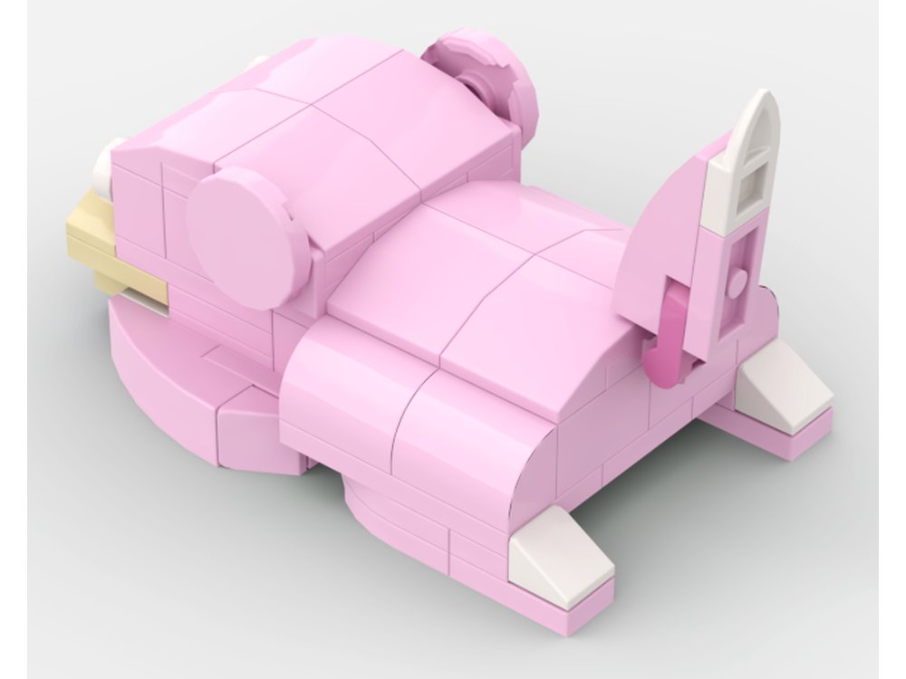 Lego Moc Slowpoke Pokemon By Agilinzzz Rebrickable Build With Lego
