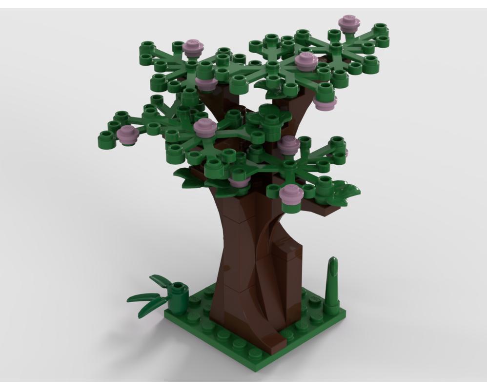 LEGO MOC Cherry Tree by FlamingAssassin | Rebrickable - Build with LEGO