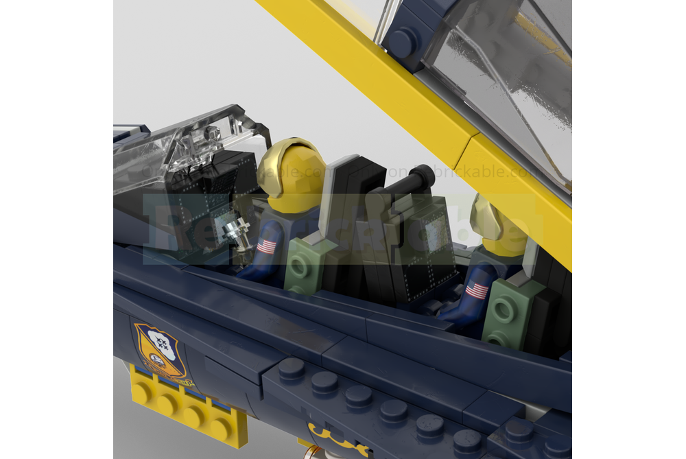 LEGO MOC F-18A/C-B/D scale 1:35 by Czifi | Rebrickable - Build with LEGO