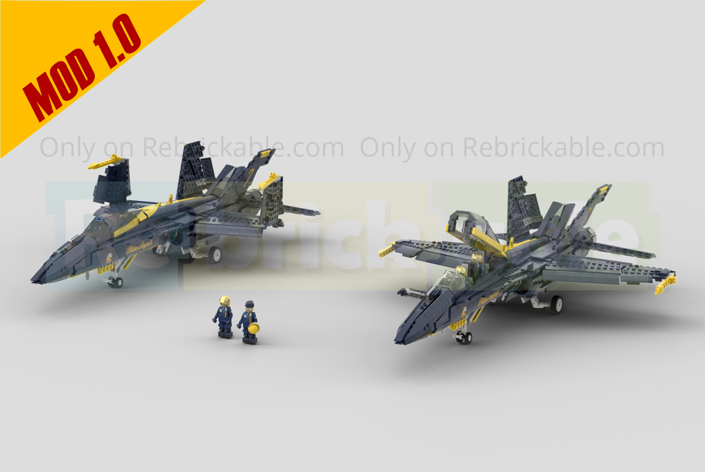 LEGO MOC F-18A/C-B/D scale 1:35 by Czifi | Rebrickable - Build with LEGO