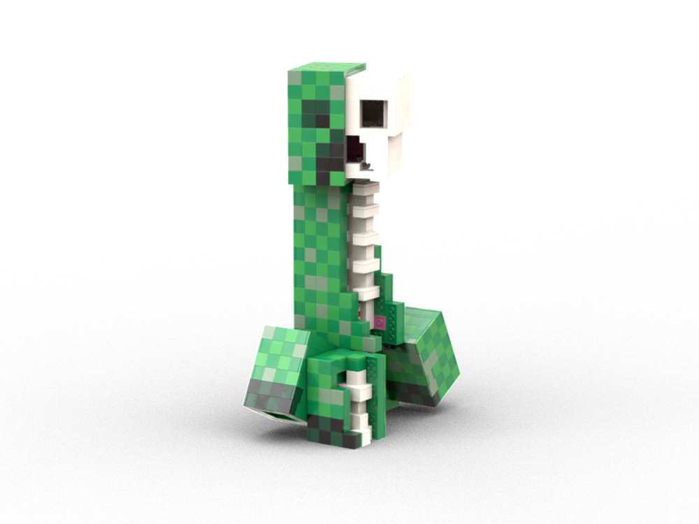 LEGO MOC Creeper Anatomy by JakobsBuilds | Rebrickable - Build with LEGO