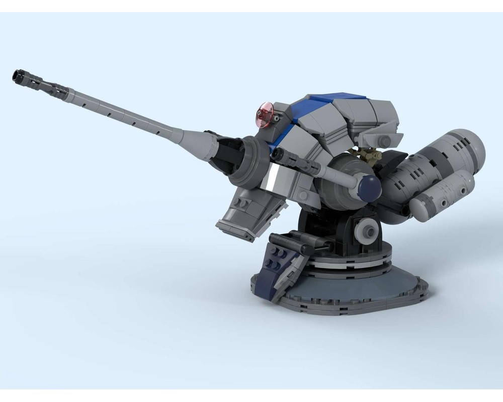 Lego Moc Cis Heavy Anti Aircraft Turret By Victorbuilds Rebrickable