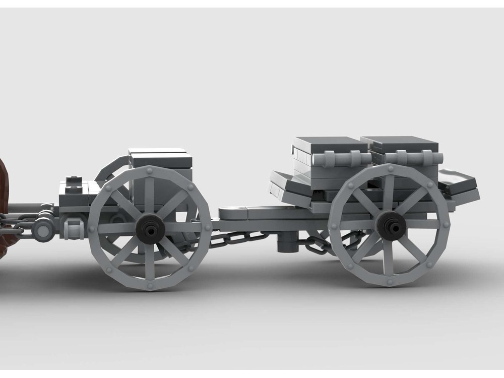 LEGO MOC British Napoleonic Royal Artillery Limber and Ammunition Wagon ...