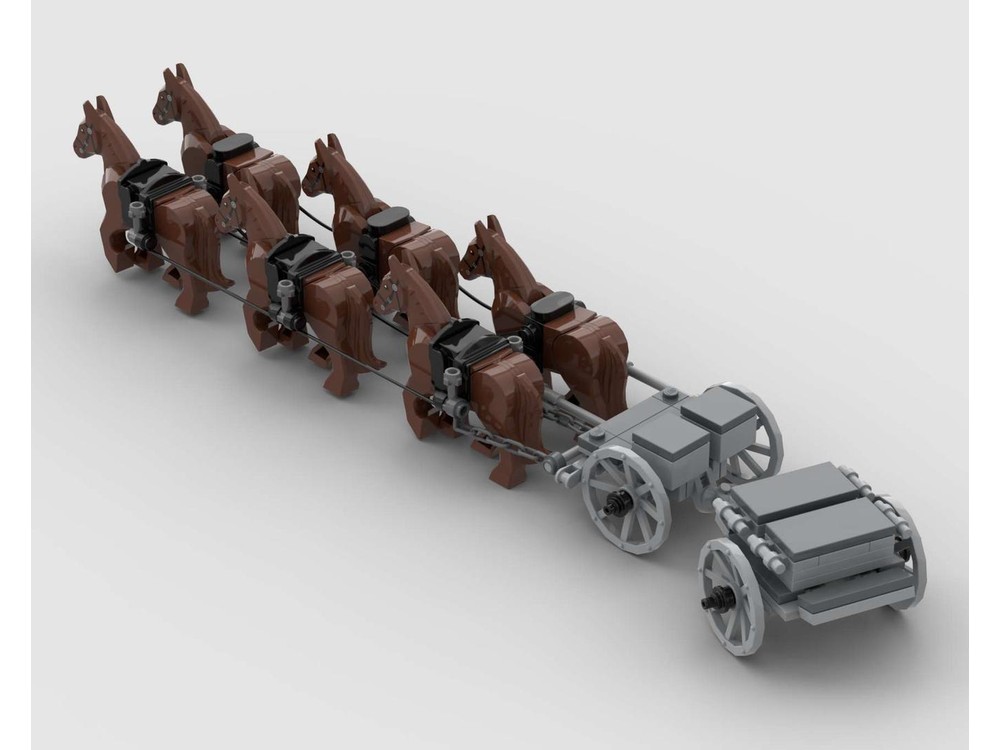 LEGO MOC British Napoleonic Royal Artillery Limber and Ammunition Wagon ...