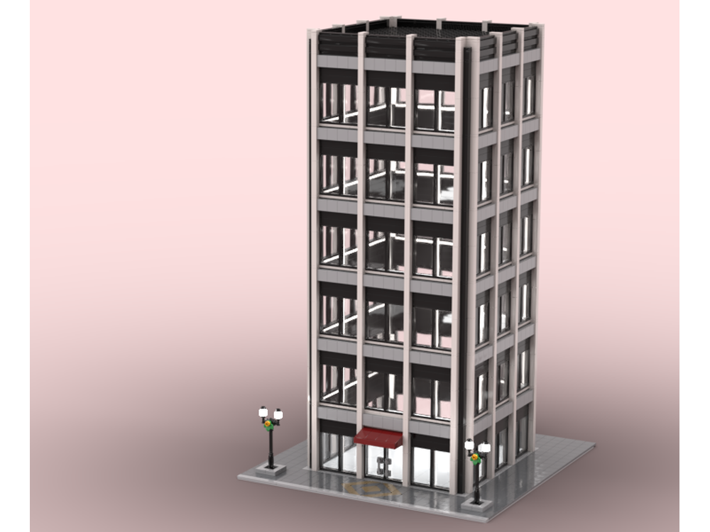 LEGO MOC Budget Skyscraper - Modular Skyscraper by Alolex1 ...