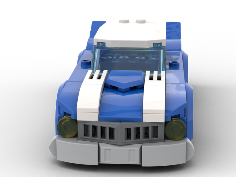 Lego Moc Retro Car Modular Model By Hoppepe Rebrickable Build