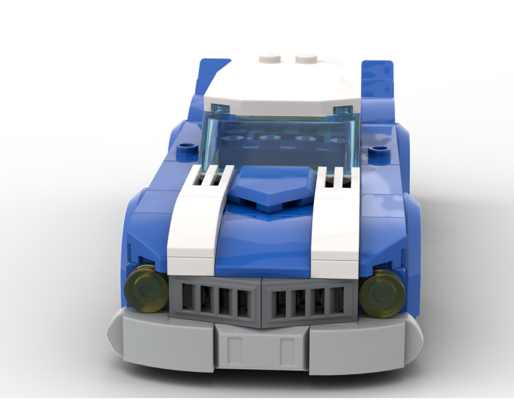 LEGO MOC Retro Car (Modular Model) by hoppepe | Rebrickable - Build ...