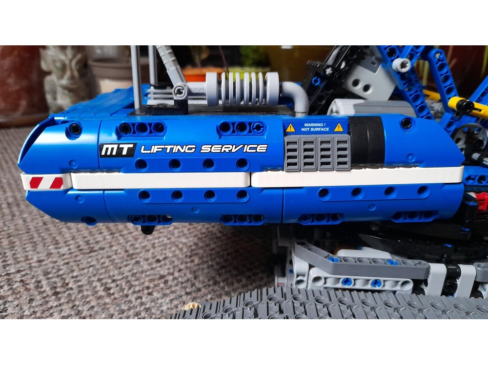 Lego Moc Large Crawler Crane Based On 42042 Full Rc By Billbooma