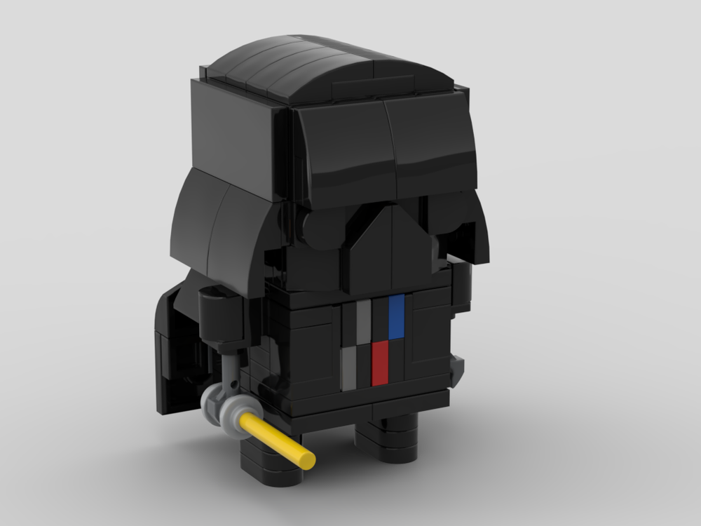 LEGO MOC 76924 - Darth Vader Brickheadz by KlintIsztvud | Rebrickable - Build with LEGO