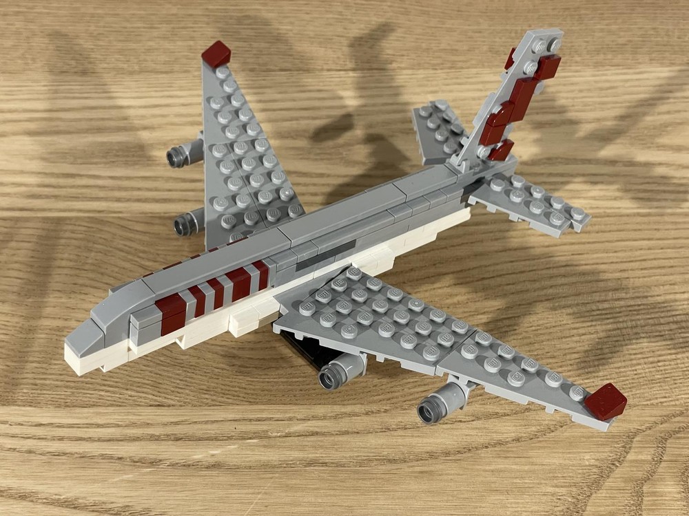 LEGO MOC Airbus A380 Qatar Airways livery by BrickAgogo | Rebrickable ...