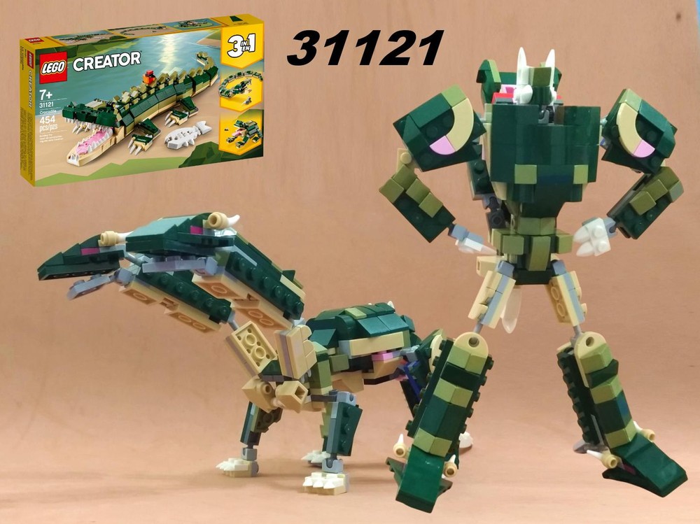 LEGO MOC Transformers two-headed dragon using LEGO Creator set 31121 ...