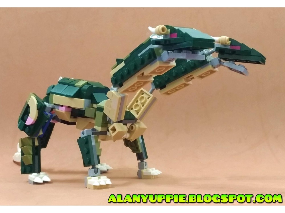 Lego Moc Transformers Two Headed Dragon Using Lego Creator Set 31121