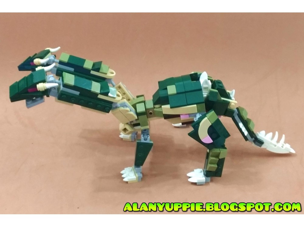 Lego Moc Transformers Two Headed Dragon Using Lego Creator Set 31121