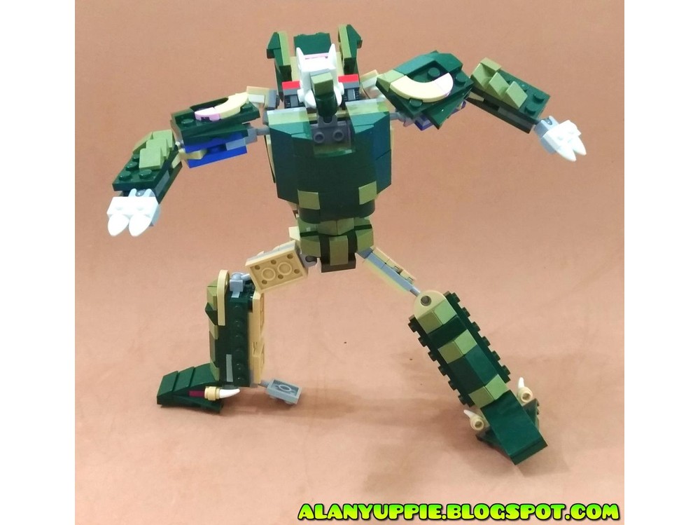 Lego Moc Transformers Two Headed Dragon Using Lego Creator Set 31121