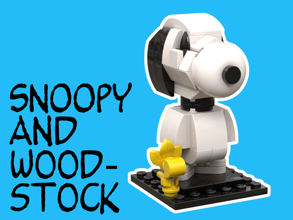 LEGO MOC Snoopy And Woodstock by tacotaco64™️ | Rebrickable - Build ...