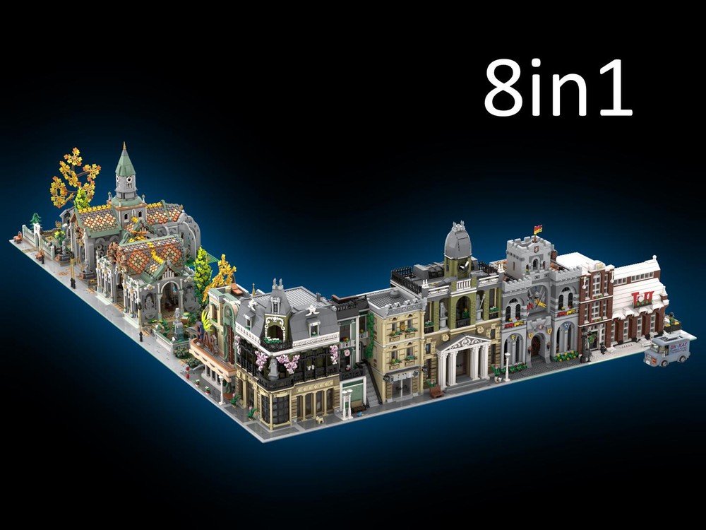 LEGO MOC 8in1 Modular Alternative Builds 2024 by PL MOCs | Rebrickable ...