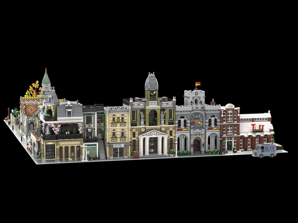 Lego Moc 8in1 Modular Alternative Builds 2024 By Pl Mocs Rebrickable