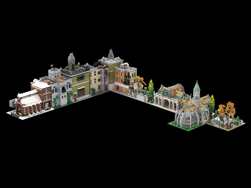 Lego Moc 8in1 Modular Alternative Builds 2024 By Pl Mocs Rebrickable
