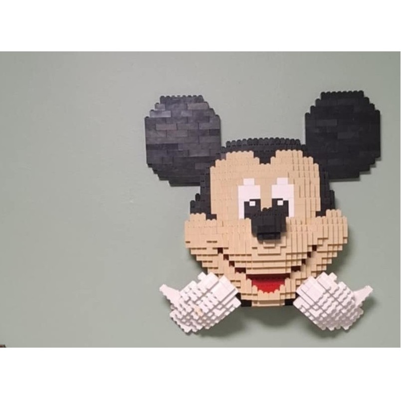 LEGO MOC Mickey Mouse wall decoration by Dimi_kristof | Rebrickable ...