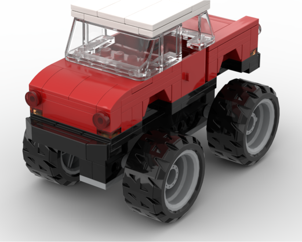 LEGO MOC Monster car by EBbuilds | Rebrickable - Build with LEGO
