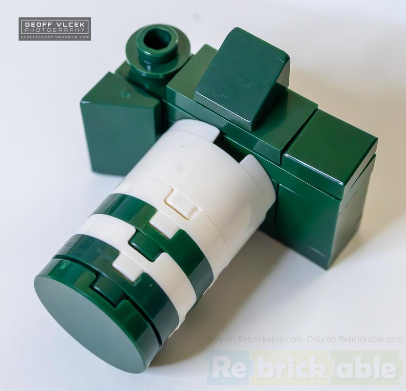 LEGO MOC Pocket Size Mirrorless SLR (dark green) by geoffvphoto ...