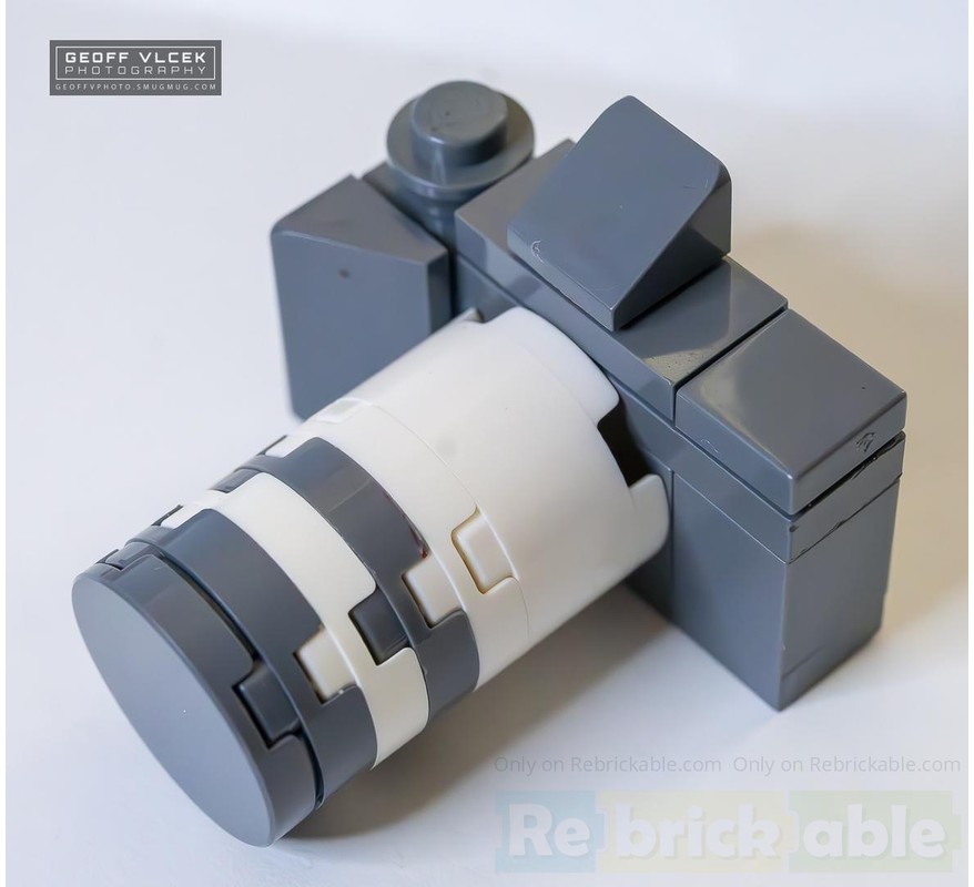 LEGO MOC Pocket Size Mirrorless SLR (dark bluish gray) by geoffvphoto ...
