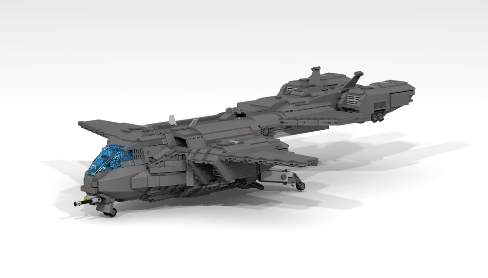 LEGO MOC HALO Pelican Dropship by DarthDesigner | Rebrickable - Build ...