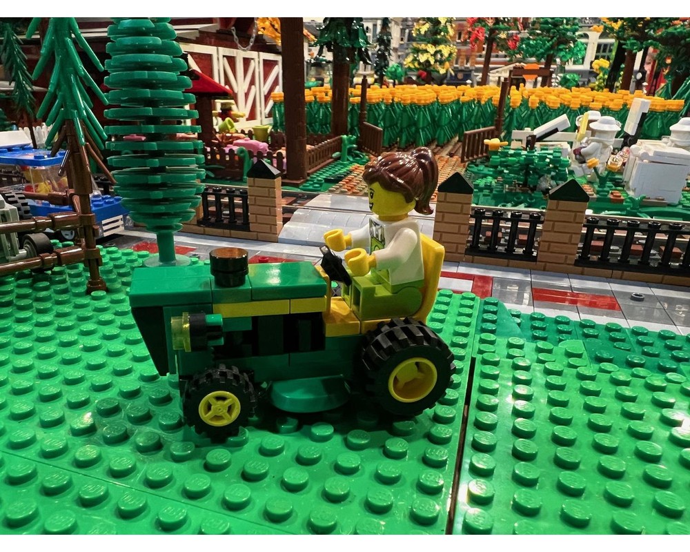 Lego Moc John Deere Lawn Tractor By Medleyj Rebrickable Build With Lego
