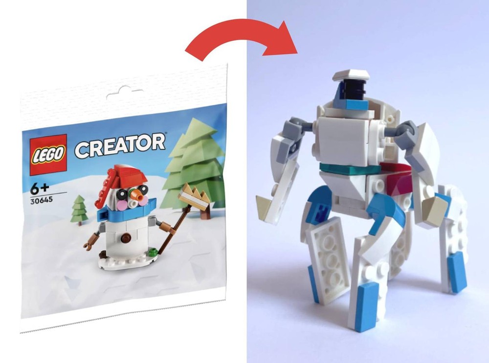 LEGO MOC-204179 Centaur Alt Build Creator Snowman 30645 by WillsBuilds ...