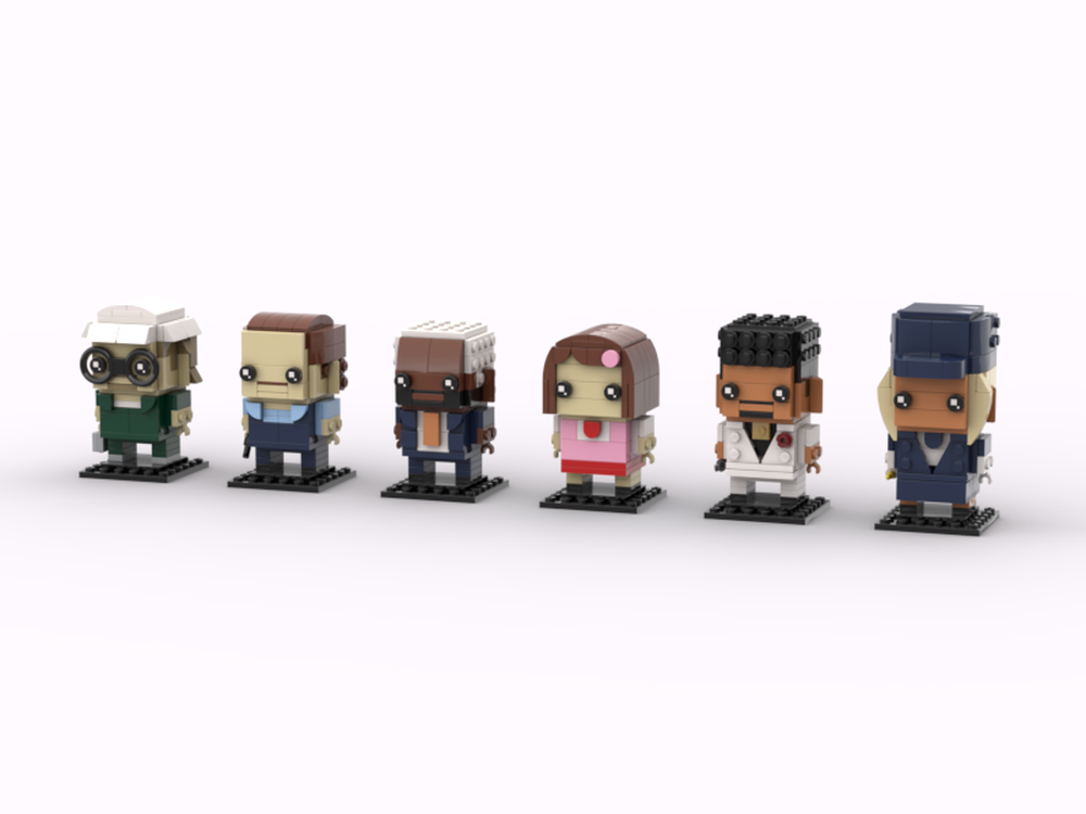 LEGO MOC Bullet Train Brickheadz by flavorbricks | Rebrickable - Build ...