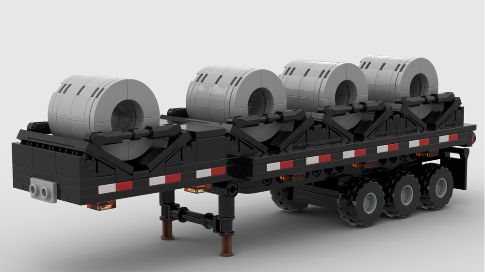 Lego Moc Coil Trailer By Phigeon Rebrickable Build With Lego