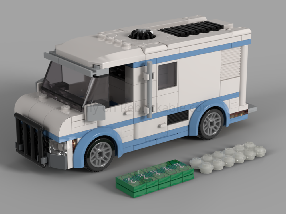 LEGO MOC Mister Freeze's Getaway Van by BrickProStudios | Rebrickable - Build with LEGO