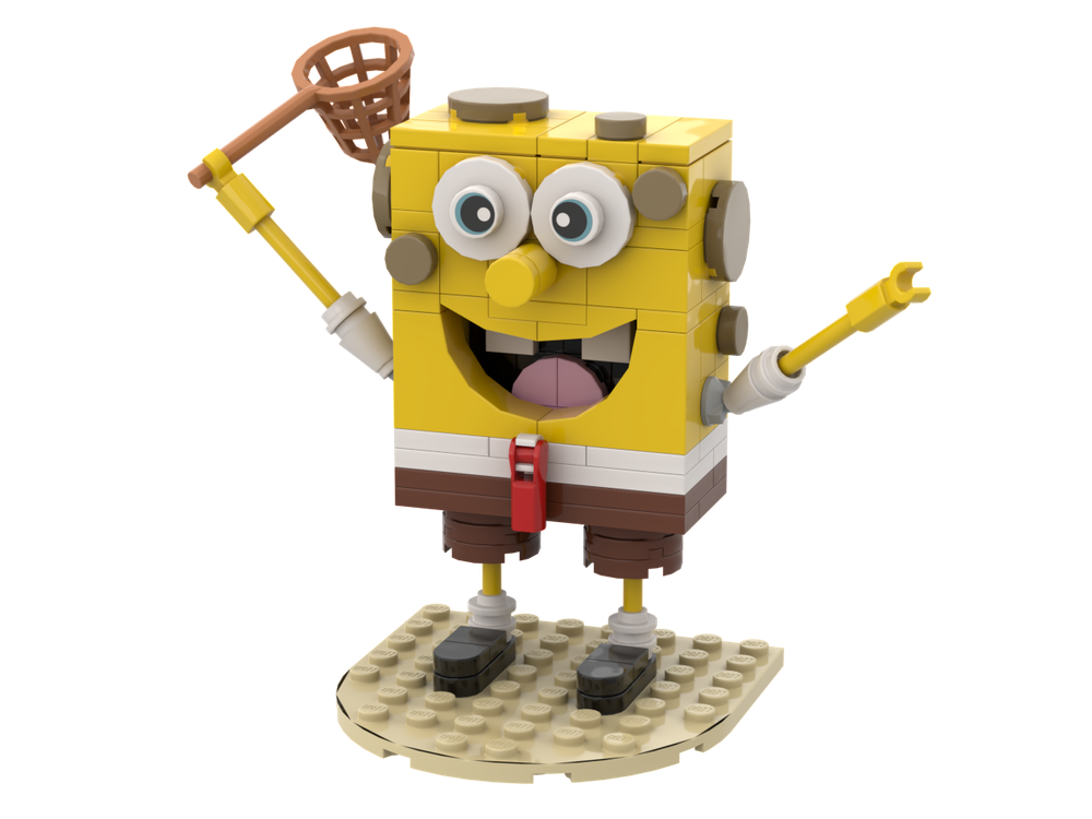 LEGO MOC SPONGE BOB by FredL45 | Rebrickable - Build with LEGO