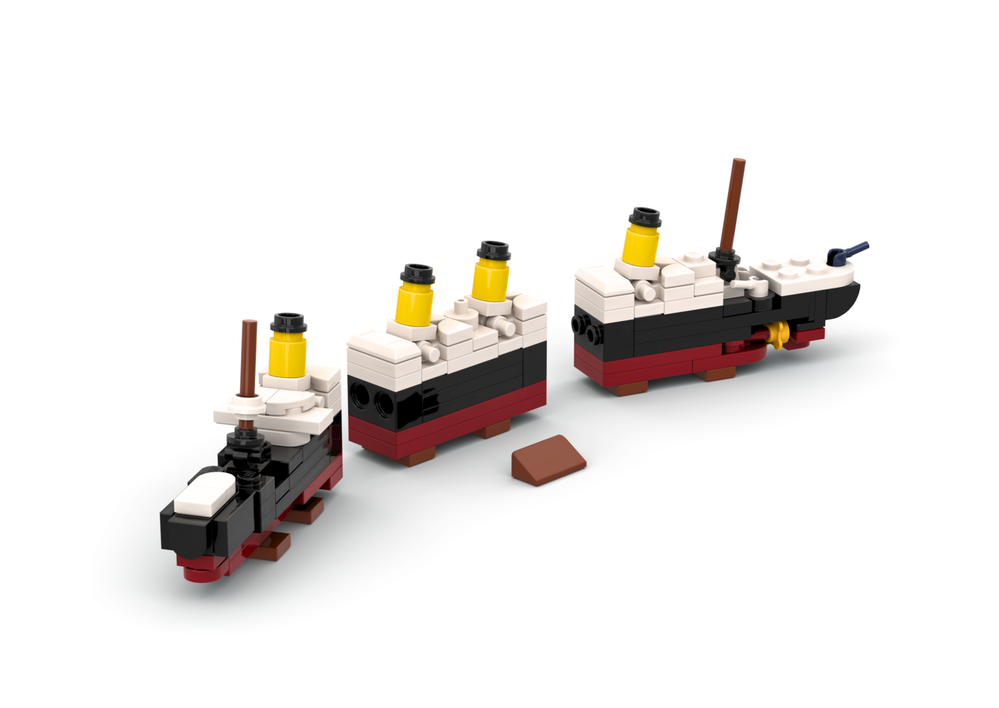 LEGO MOC Micro Titanic by The Bobby Brix Channel | Rebrickable - Build ...