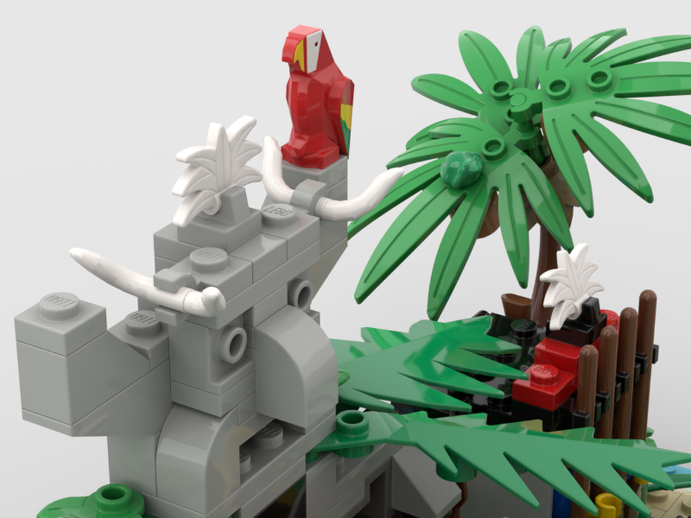 Lego Moc Crocodile Cage Kahukas Throne Moc By Redrexpaul