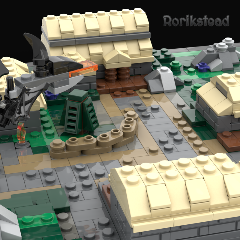 LEGO MOC Rorikstead (Skyrim) by Minifigdisplayco | Rebrickable - Build ...