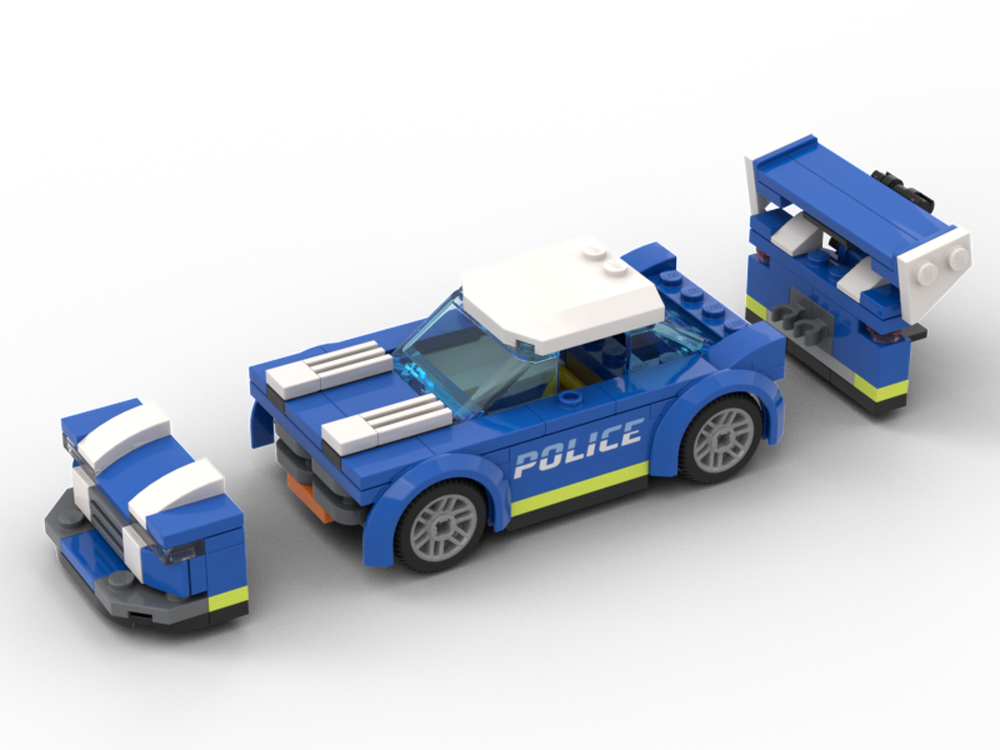 Lego Moc Gt Car Modular Model By Hoppepe Rebrickable Build With Lego