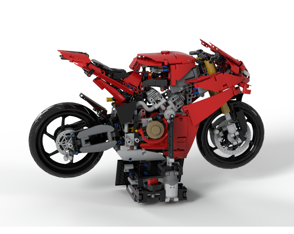 Lego Moc Panigale V4s Power Functions Stand By 3run0 Rebrickable