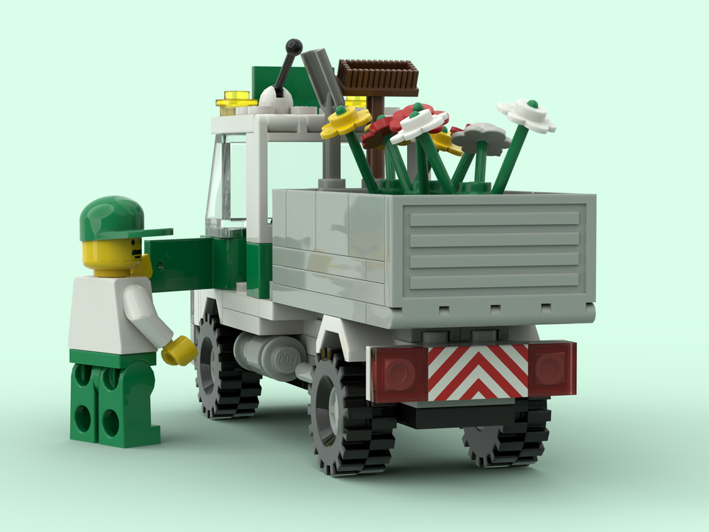 LEGO MOC Gardener's Lorry by RUL1982 | Rebrickable - Build with LEGO