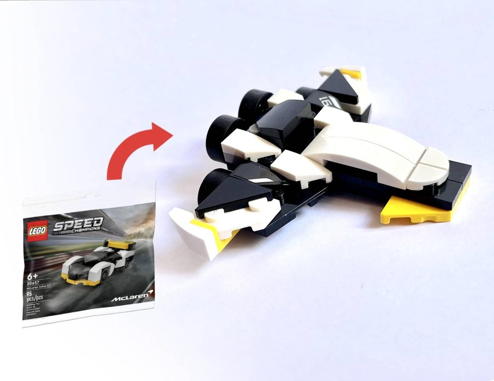 LEGO MOC Speed Champions McLaren Solus GT Polybag Alt-Build Jet 30657 ...