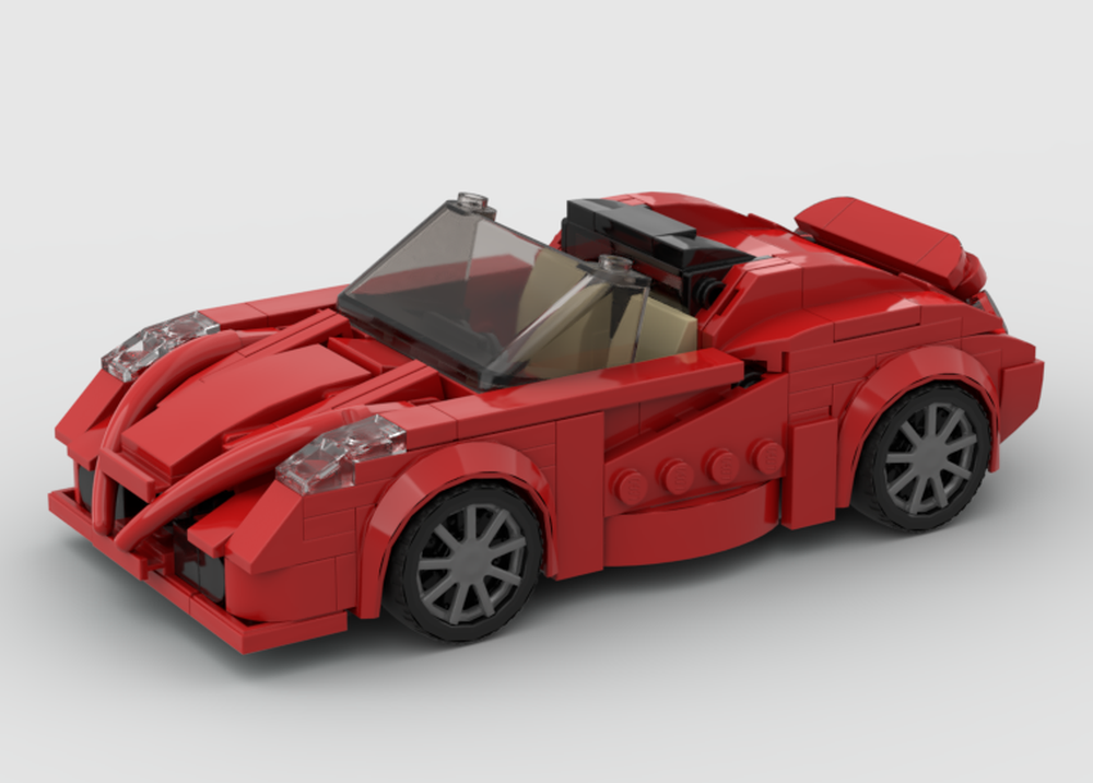 LEGO MOC Alfa Romeo 4C by BrickMOCery | Rebrickable - Build with LEGO