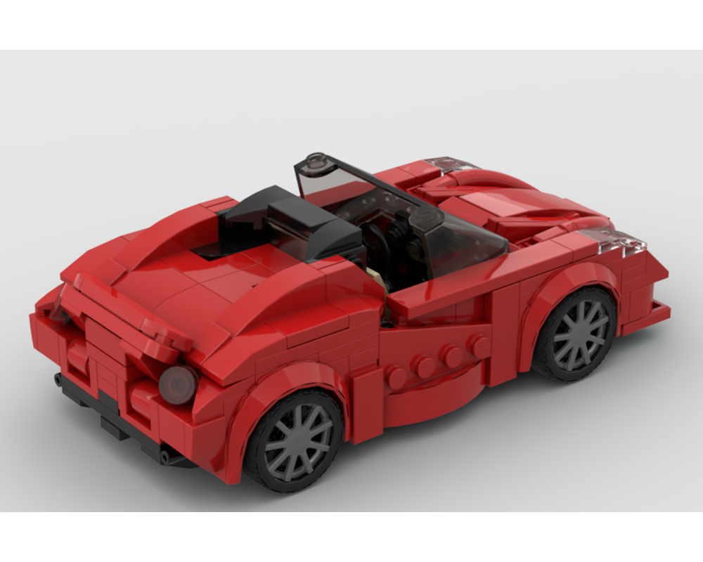 Lego Moc Alfa Romeo 4c By Brickmocery Rebrickable Build With Lego