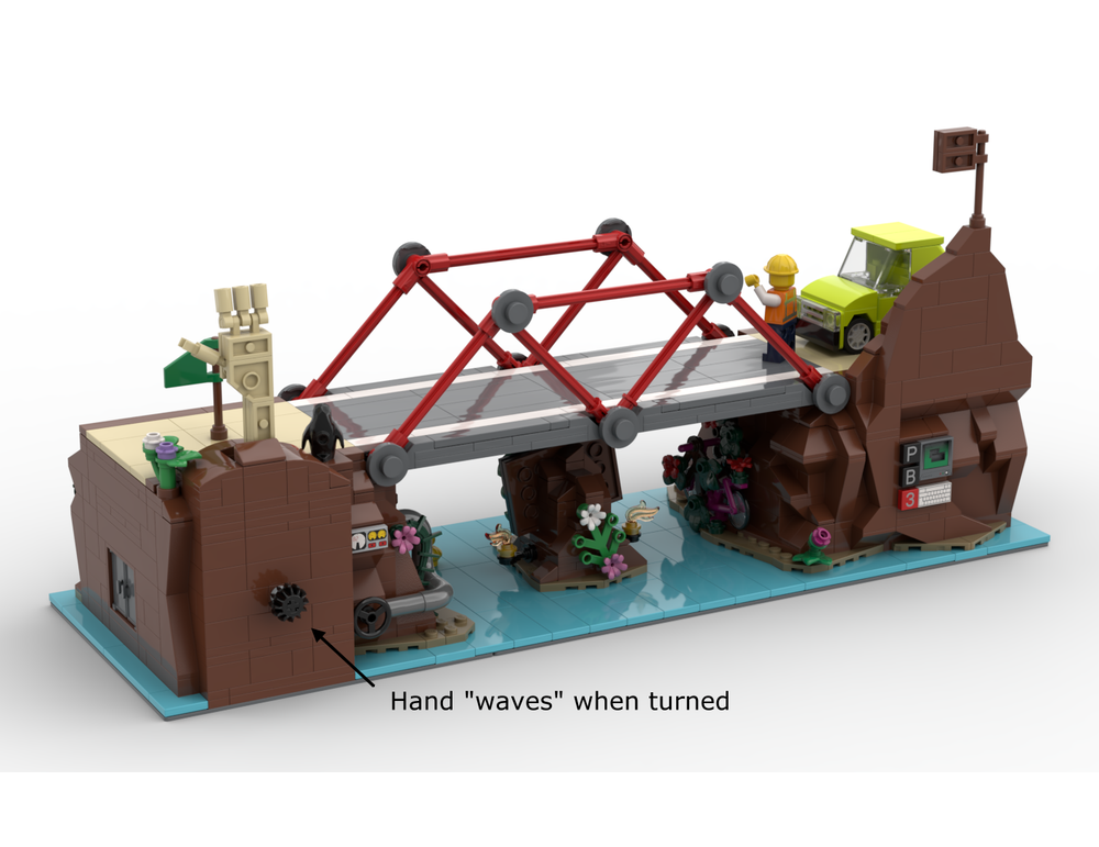 LEGO MOC PD002 RCE Poly Bridge by Polarstorm | Rebrickable - Build with ...