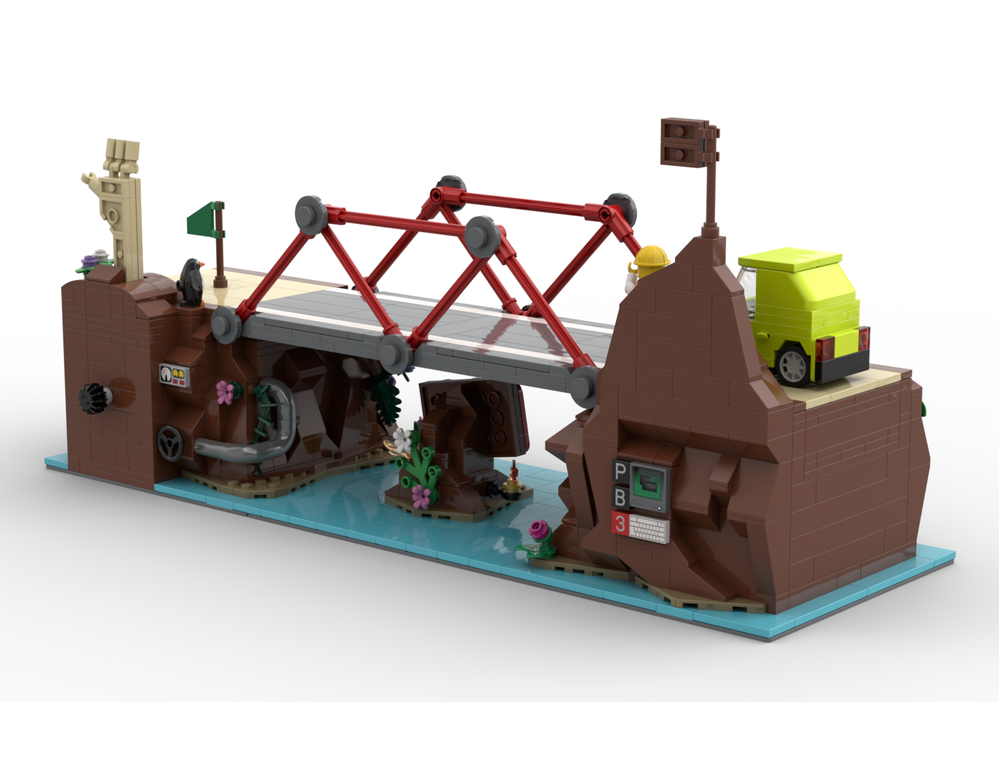LEGO MOC PD002 RCE Poly Bridge by Polarstorm | Rebrickable - Build with ...