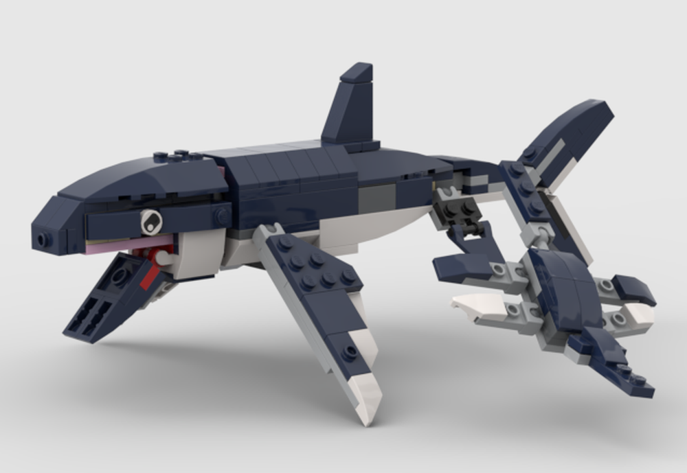 LEGO MOC-204312 Leedsichthys problematicus and Liopleurodon ferox x2 ...