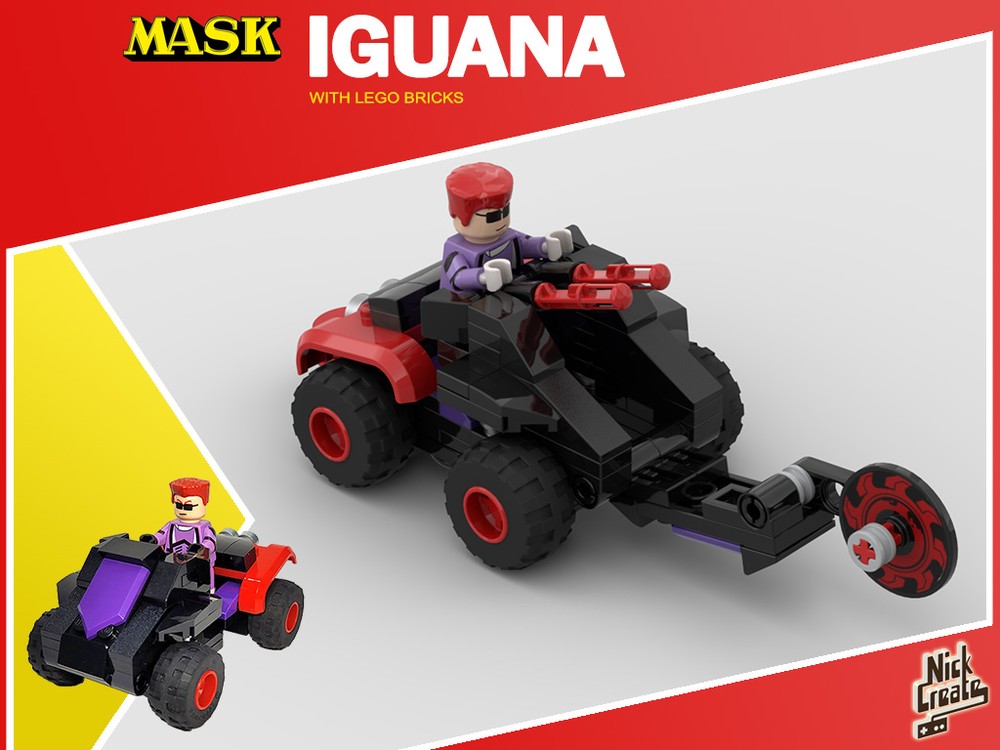 LEGO MOC M.A.S.K. Iguana by NickCreate | Rebrickable - Build with LEGO