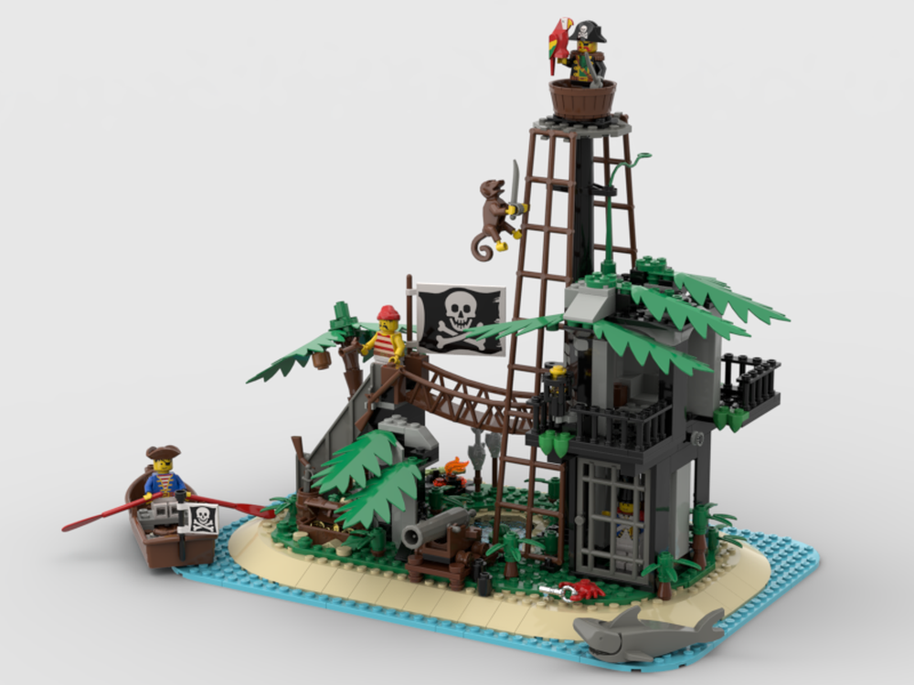 LEGO MOC Forbidden Island MOC by RedRexPaul | Rebrickable - Build with LEGO