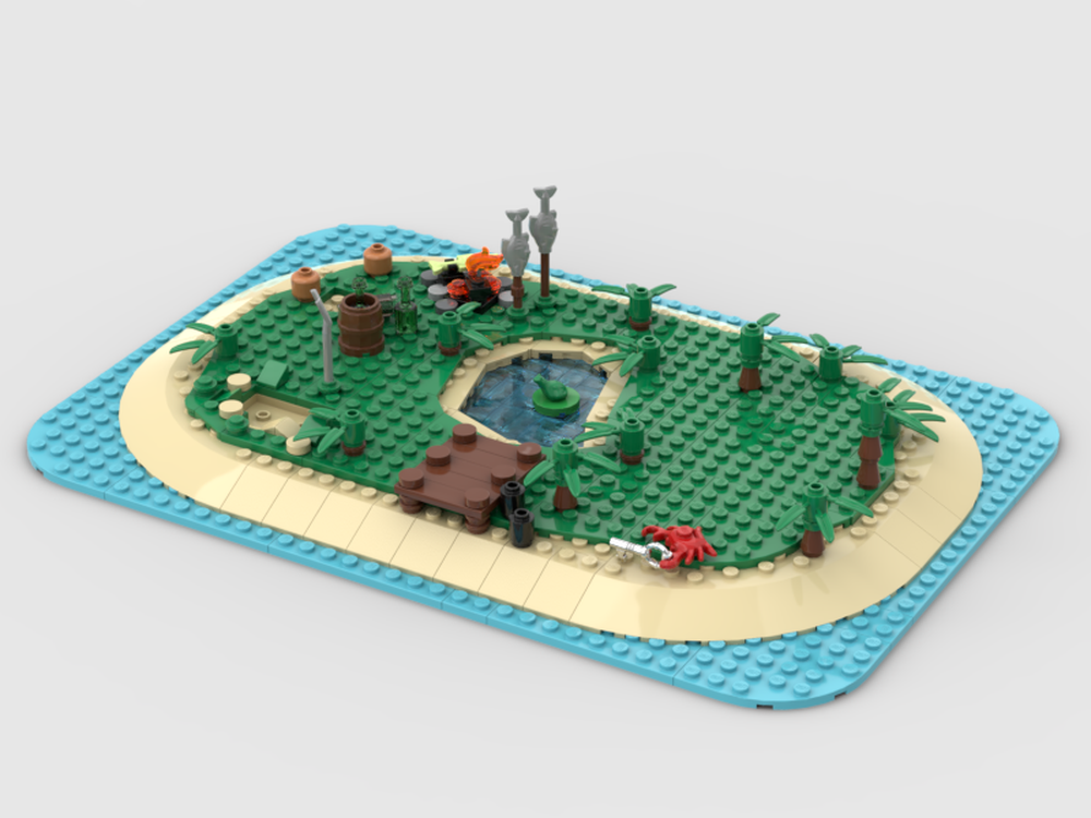 Lego Moc Forbidden Island Moc By Redrexpaul Rebrickable Build With Lego